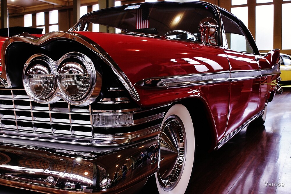 "Red Plymouth Fury." by Varcoe | Redbubble