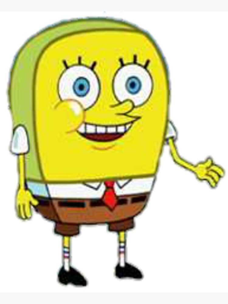 "normal spongebob" Poster for Sale by moreira | Redbubble