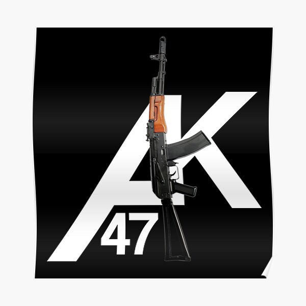 "AK47" Poster for Sale by OmarDakhane | Redbubble