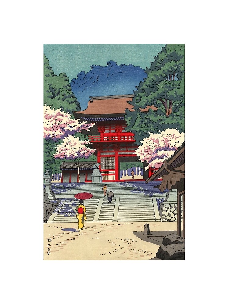 "Spring at Kurama Temple Asano Takeji Shin Hanga" Scarf by RBEnt ...