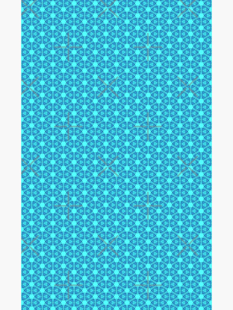 "Aqua Blue Magic Circle Pattern" Poster for Sale by patternsoup | Redbubble