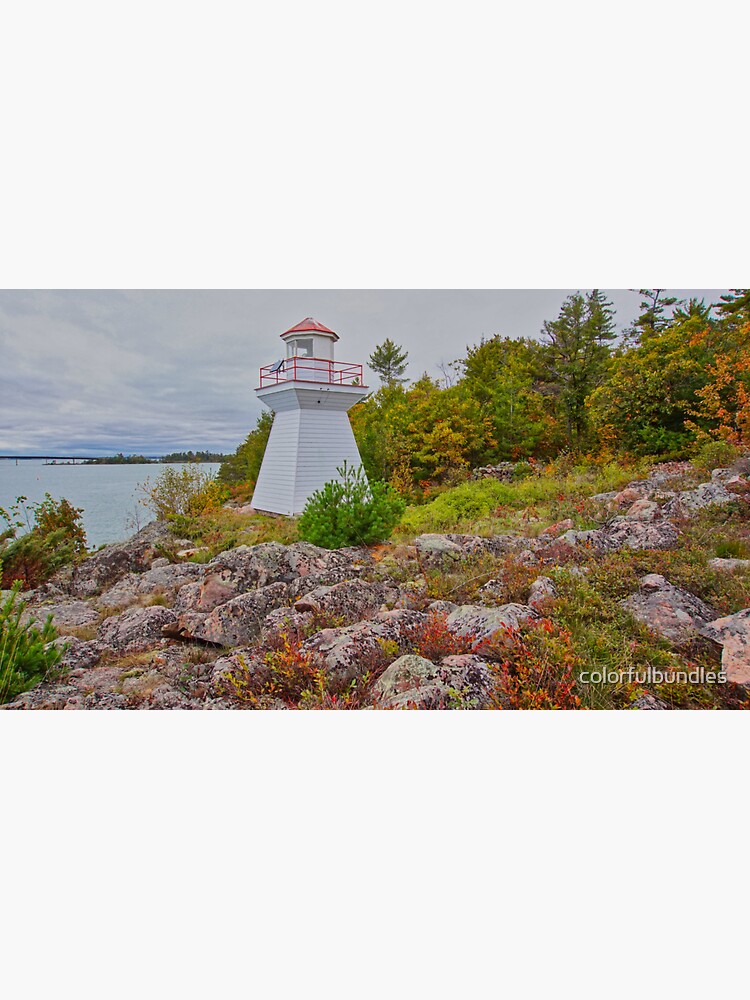 "Range Lights at North Channel" Sticker for Sale by colorfulbundles ...
