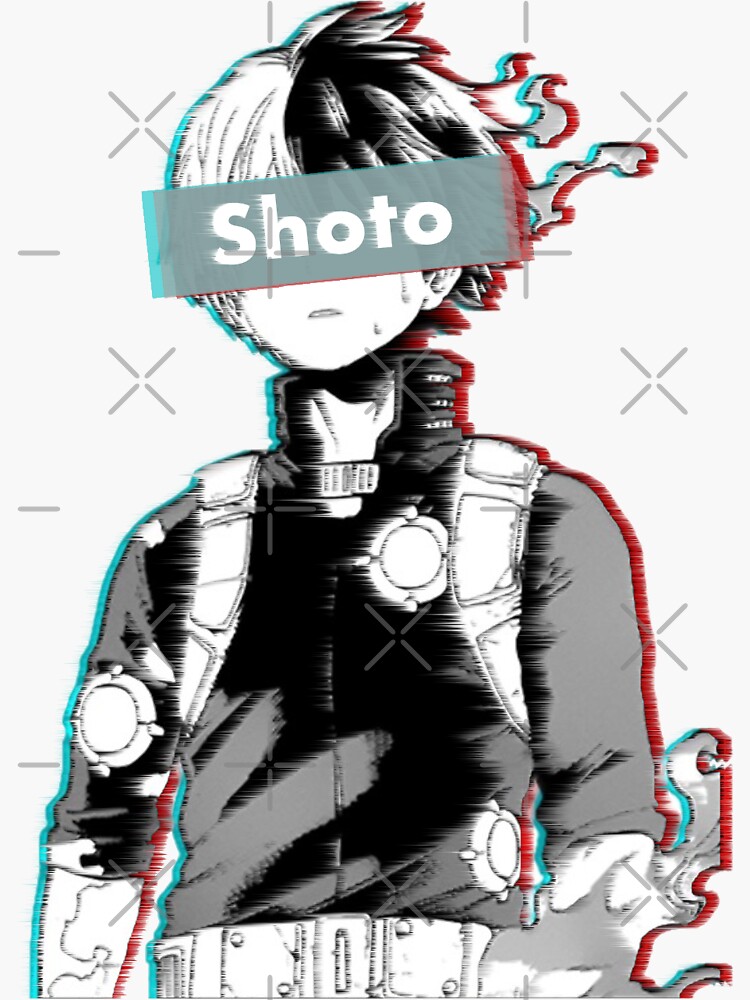 "Todoroki shoto" Sticker by Tsc3 | Redbubble