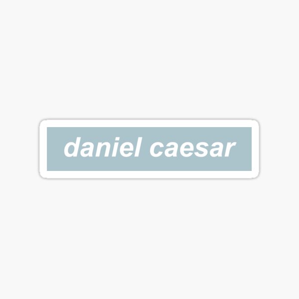 "daniel caesar " Sticker for Sale by mdhingra7 | Redbubble