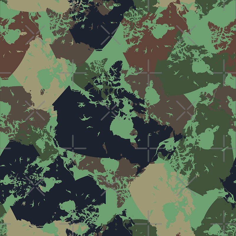 "Canada Camouflage (Camo) - Military Colours" by NatureImprimer | Redbubble