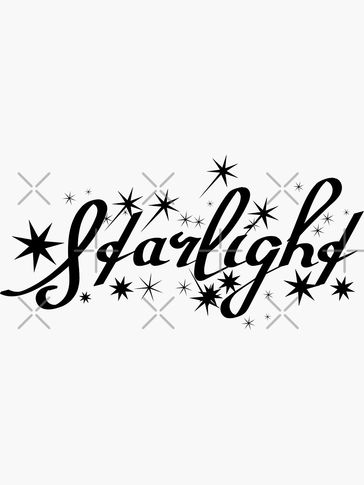 "starlight " Sticker by chricket | Redbubble