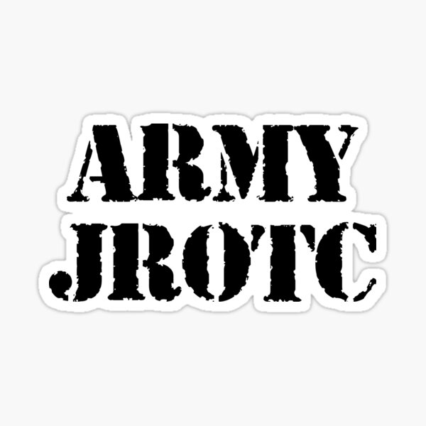"Military Style Army JROTC Retro" Sticker by zack116380 | Redbubble