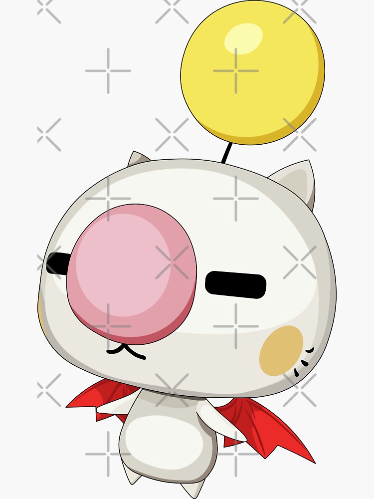 "Moogle - World of Final Fantasy" Sticker for Sale by vcook10 | Redbubble