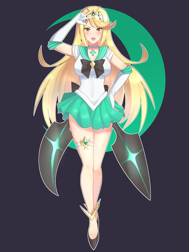 "Sailor Mythra" Essential T-Shirt for Sale by SarukaiWolf | Redbubble