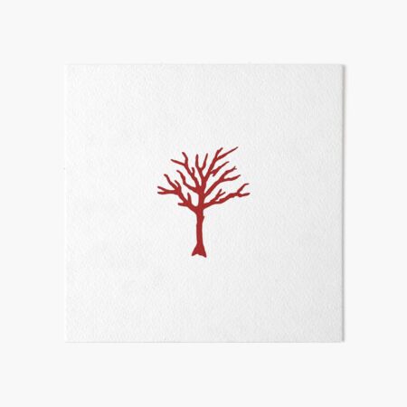 "XXXTentacion Tree Tattoo (Red)" Art Board Print by Chookosaurus ...