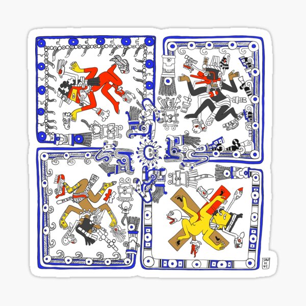 "Aztec" Sticker by SAN-DI-45 | Redbubble