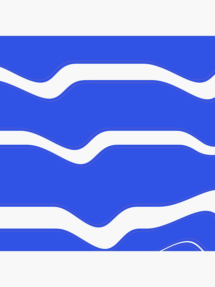 "Blue Line" Sticker for Sale by sophiaredolfi | Redbubble