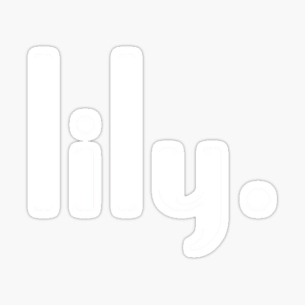 Lily Name Stickers | Redbubble