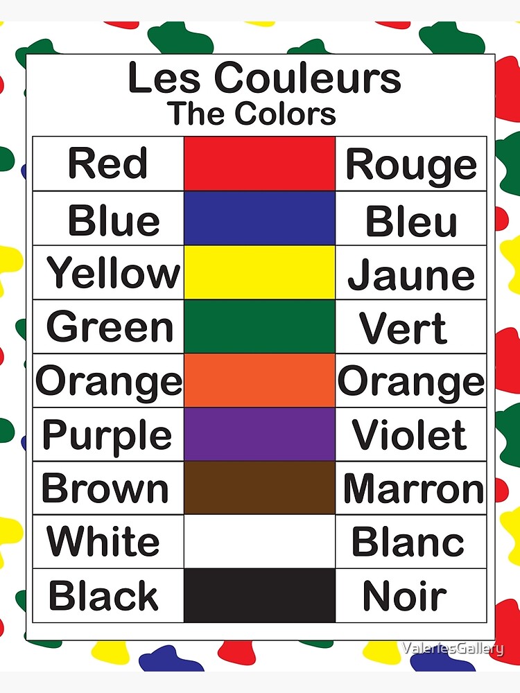 "Les Couleurs" Poster for Sale by ValeriesGallery | Redbubble
