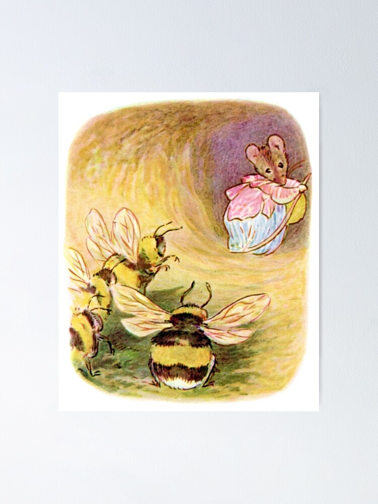 "Beatrix Potter Mrs. Tittlemouse and the Bees " Poster by ...