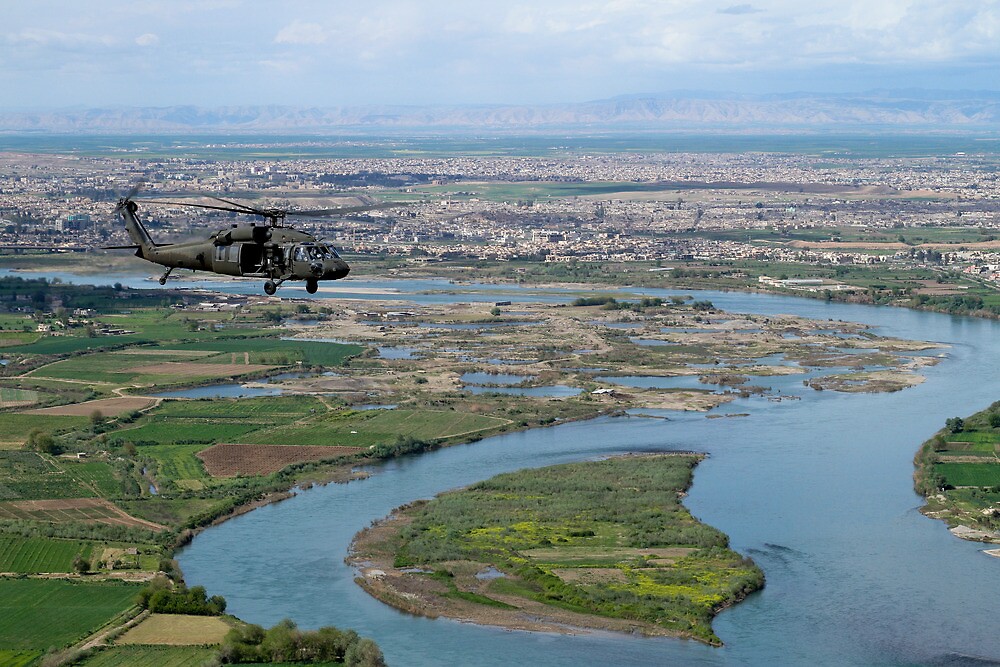 "Blackhawk Aerial Recon, Mosul, Iraq" by Dan McGurk | Redbubble