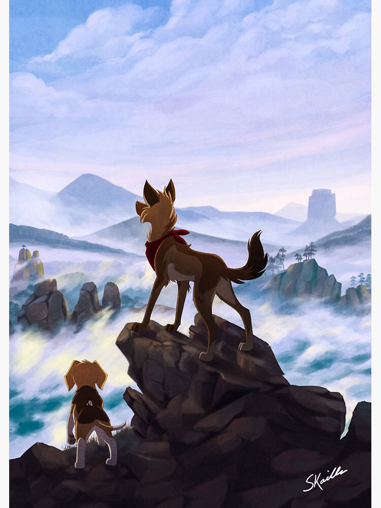 "Wanderers Above the Sea of Fog" Sticker for Sale by skailla | Redbubble
