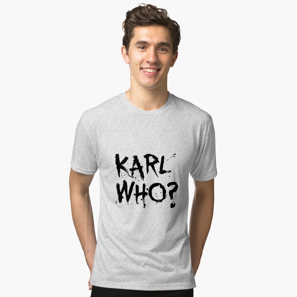 "Karl Who" Sticker for Sale by dariabeyger | Redbubble