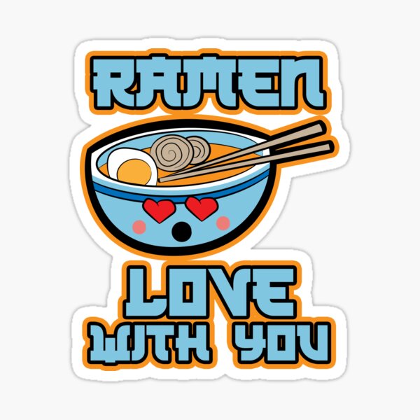 "Ramen Love" Sticker by mi-xo | Redbubble