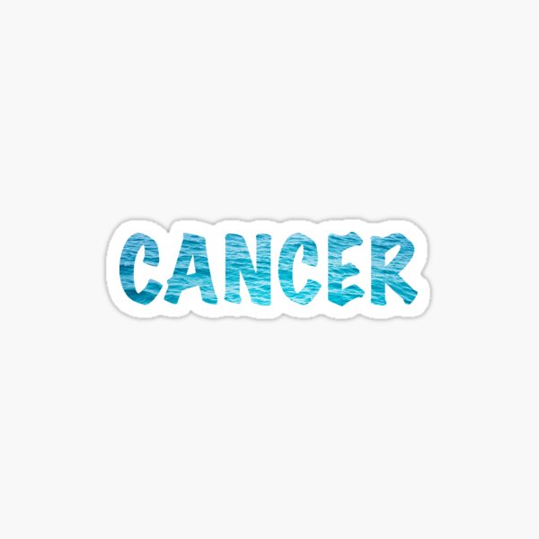 "Cancer sticker " Sticker for Sale by TraciBLantzy | Redbubble