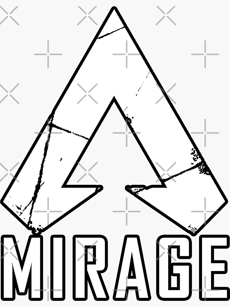 Pegatina «Logo Mirage | Apex Legends Symbol» de surik- | Redbubble