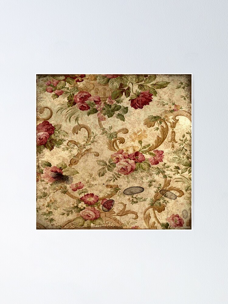 "antique,rustic,floral,wall paper,shabby chic,country chic,elegant,old ...