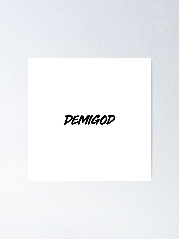 "Lightning Thief: Demigod" Poster by broadway-island | Redbubble