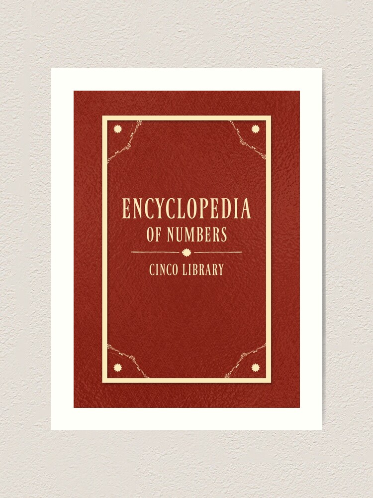 "Encyclopedia of Numbers" Art Print by pattywinters | Redbubble