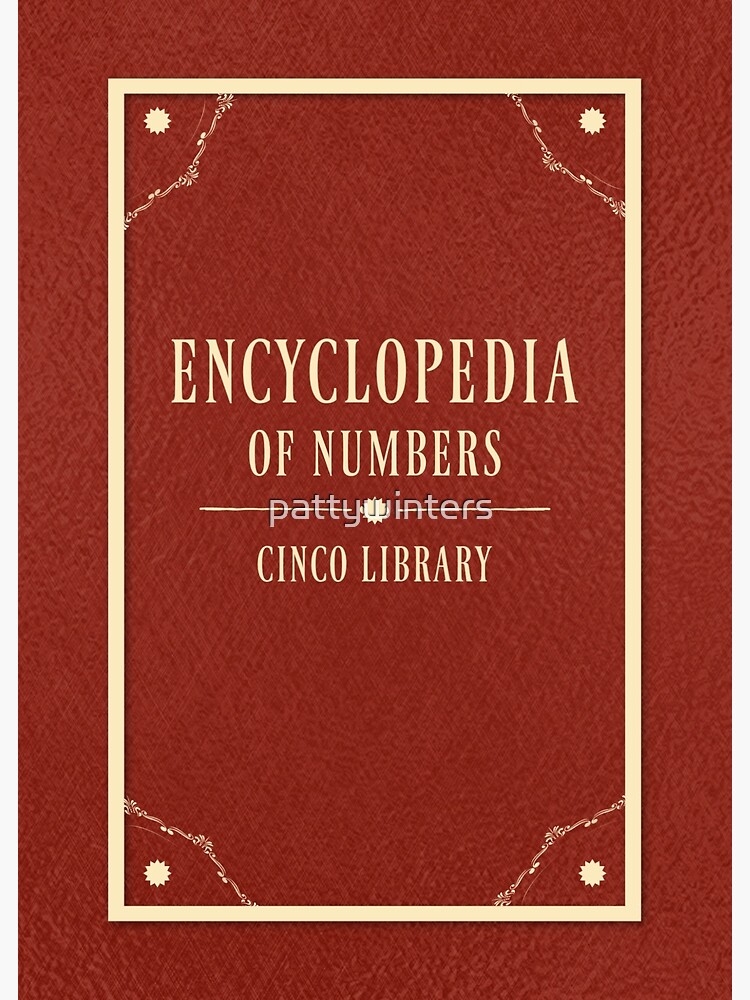 "Encyclopedia of Numbers" Art Print by pattywinters | Redbubble