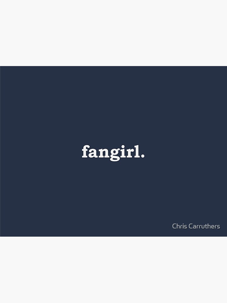 "Fangirl - Rebranding #4" Poster for Sale by Insecondsflat | Redbubble