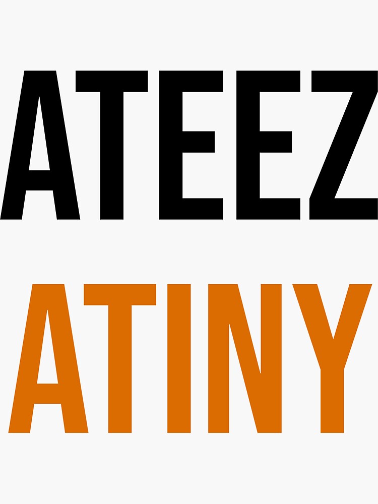 "ATEEZ ATINY" Sticker for Sale by Ottokajii | Redbubble