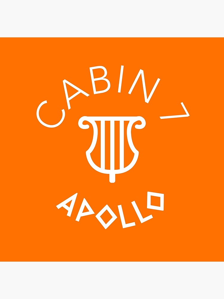 "Lightning Thief: Cabin 7 Apollo" Poster for Sale by broadway-island ...