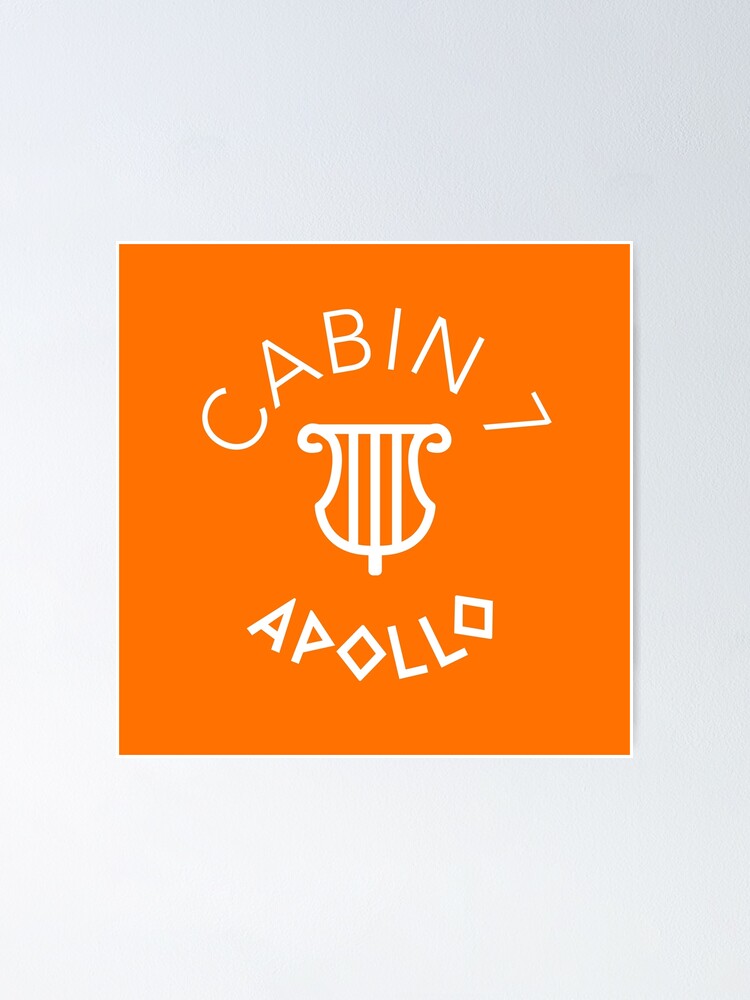 "Lightning Thief: Cabin 7 Apollo" Poster for Sale by broadway-island ...