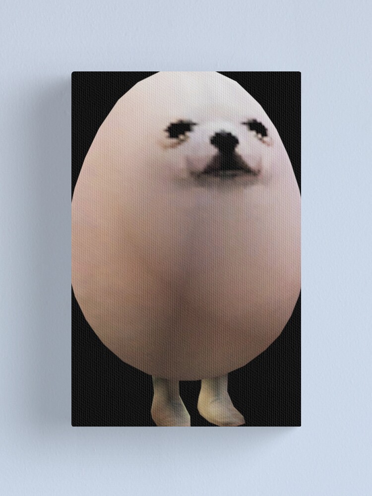 "Eggdog" Canvas Print by muwumbe | Redbubble