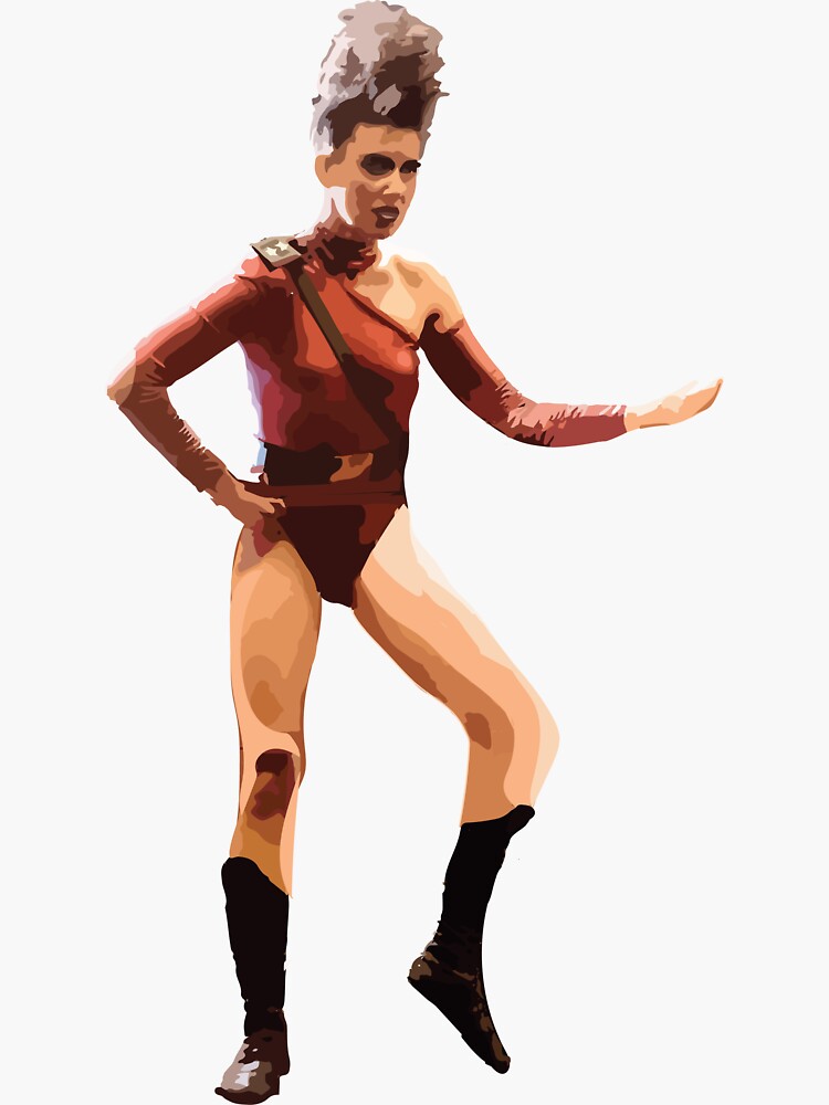 "GLOW: Zoya the Destroyer" Sticker by JJWard | Redbubble