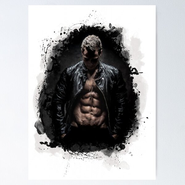 "Badass, Digital Painting" Poster for Sale by Jarrod Vandenberg | Redbubble