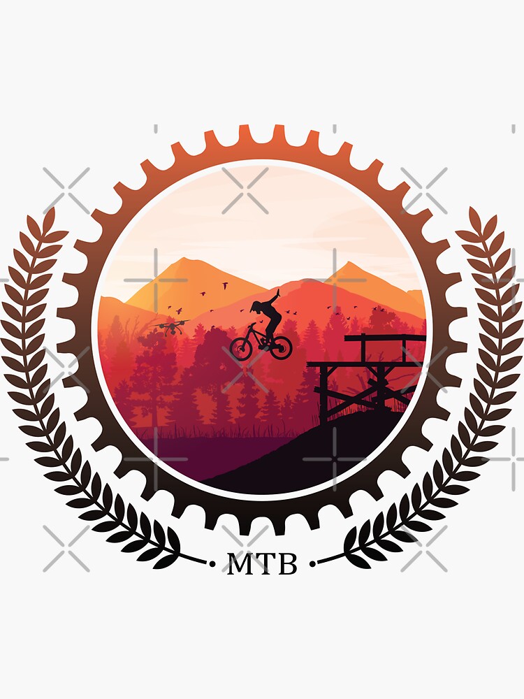 "MTB" Sticker for Sale by Hoyda | Redbubble