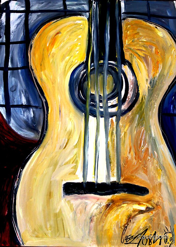 "Still life Guitar" by caseytosh | Redbubble