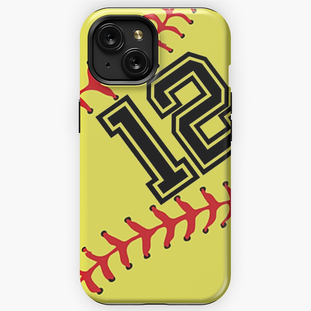 "Softball Player Jersey No 12 Back Number #12 Ball Sport Sticker Gift ...