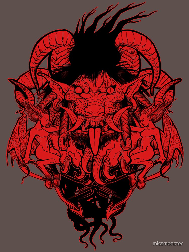 "Diablo Red" T-shirt for Sale by missmonster | Redbubble | metal t ...