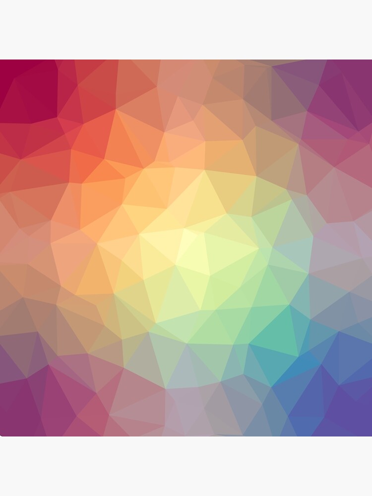 "Compassion Color Shades Triangles" Poster by topower | Redbubble