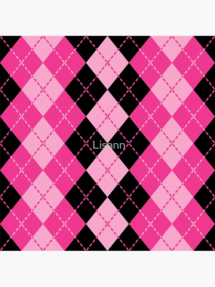 "Pink Argyle Design" Photographic Print for Sale by Lisann | Redbubble