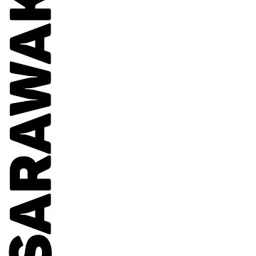 "Sarawak" Sticker for Sale by designkitsch | Redbubble