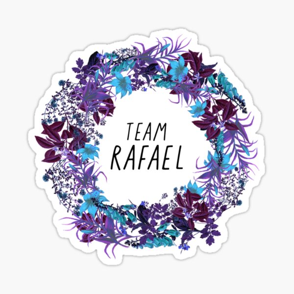 "Team Rafael Flower Wreath Jane the Virgin" Sticker by SunnyLemonader ...