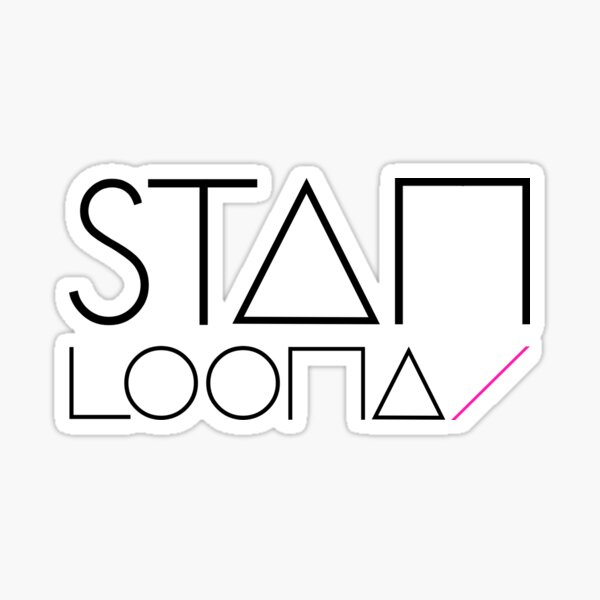 "STAN LOONA" Sticker for Sale by PaolaAzeneth | Redbubble