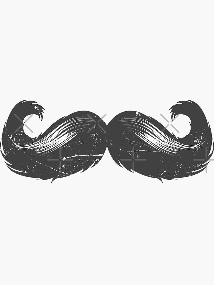 "Handlebar" Sticker for Sale by Kunstlerstudio | Redbubble