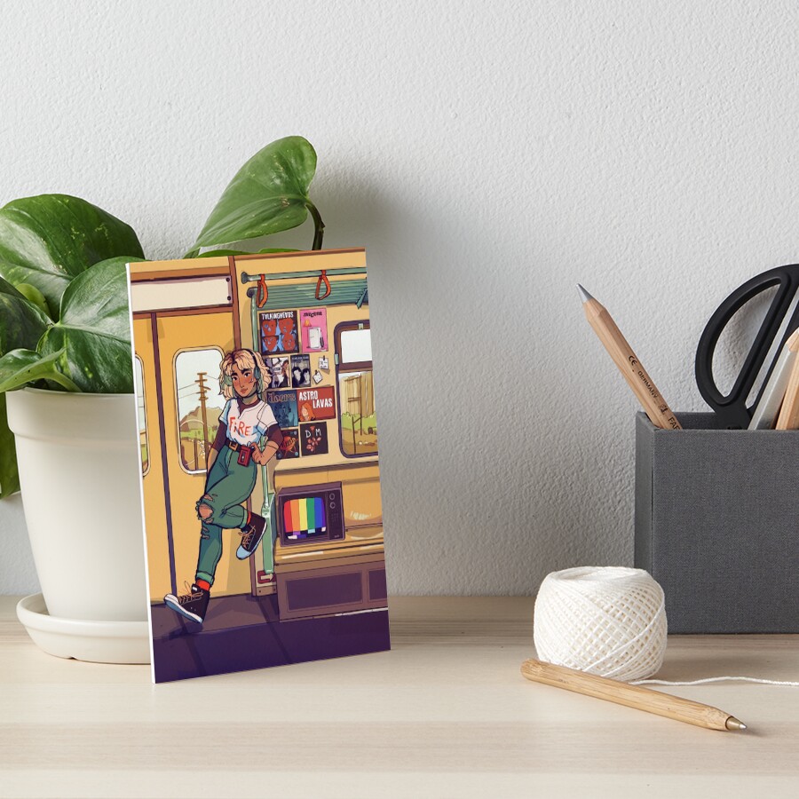 "Alt Rock Aesthetic" Art Board Print by lavenderarts | Redbubble