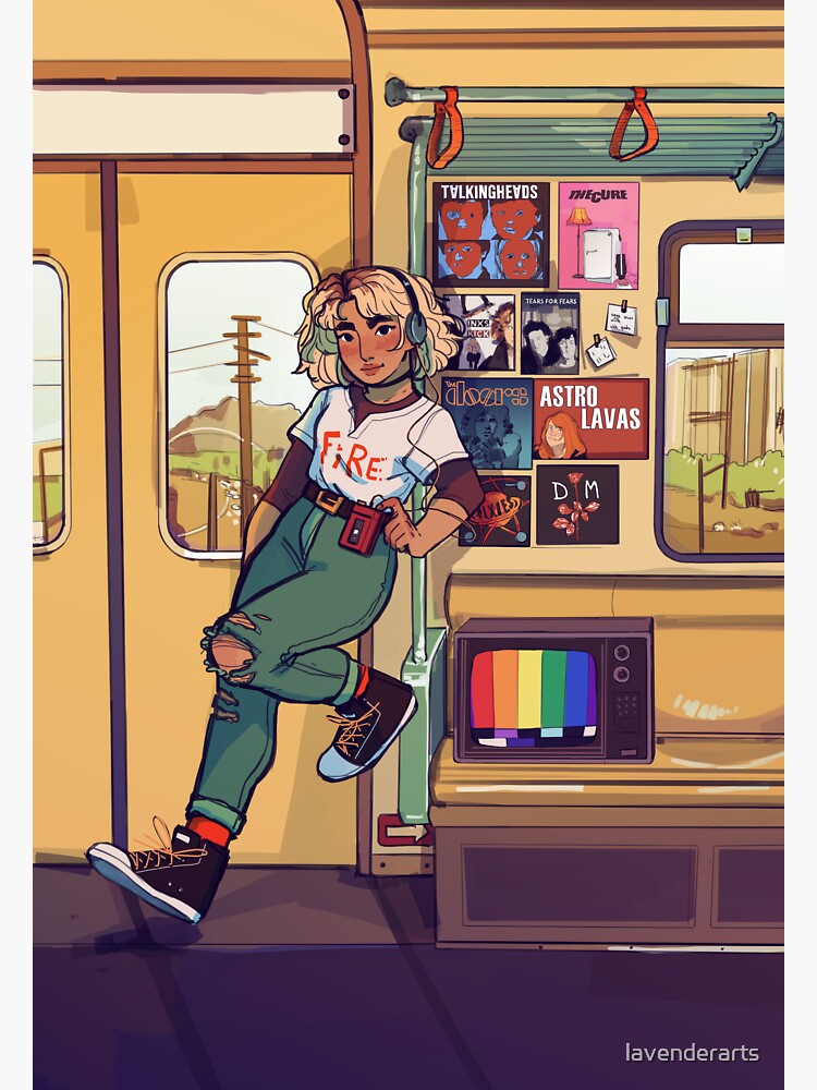 "Alt Rock Aesthetic" Sticker for Sale by lavenderarts | Redbubble