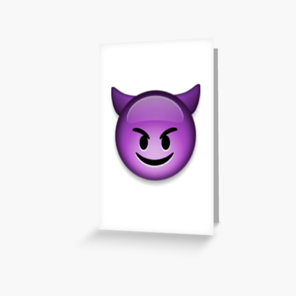 "Devil Emoji" Sticker for Sale by ALeon | Redbubble