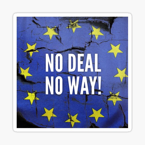 "No Deal No Way" Sticker for Sale by Dreamflight | Redbubble